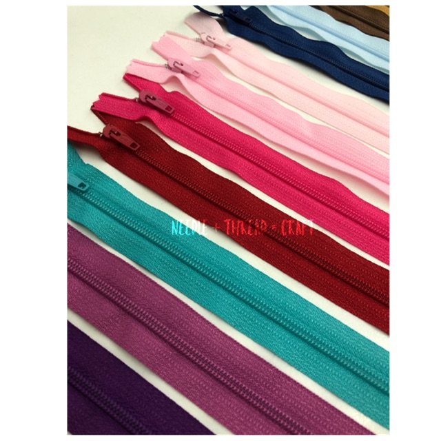 8 Inch YKK Nylon Zipper (Dozen)/ 8 Inci YKK Zip Kain | Shopee Malaysia