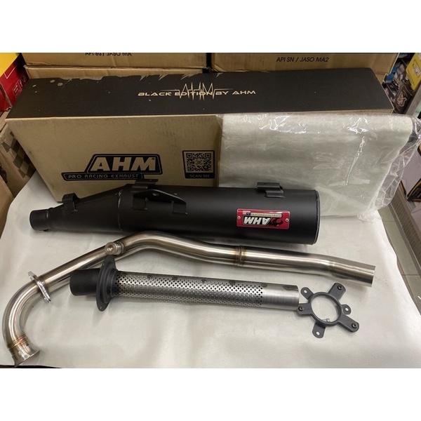AHM Max Flow Y15ZR Racing Std Cutting Exhaust Black 32MM | Shopee Malaysia