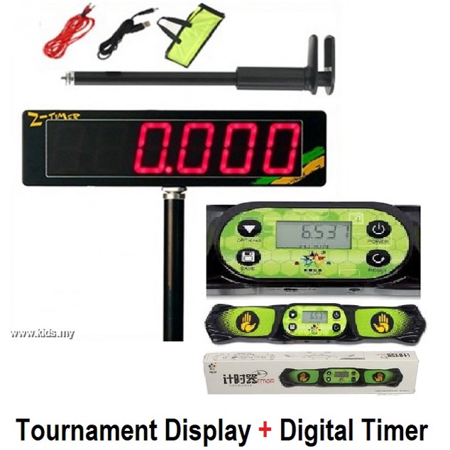 Cuber M'sia Timer Besar ; BIG Tounament Display 2nd Hand Set Speed ...