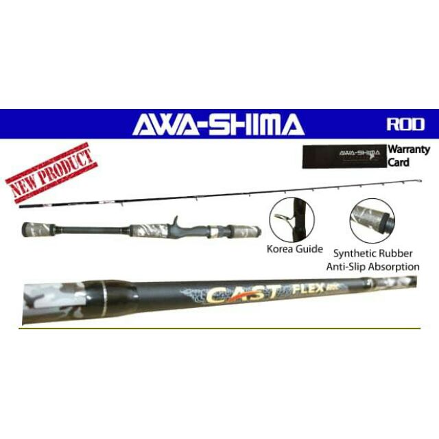 🐟🐟AWASHIMA CAST FLEX 602 CASTING ROD MODEL CF602C🐟🐟 | Shopee Malaysia