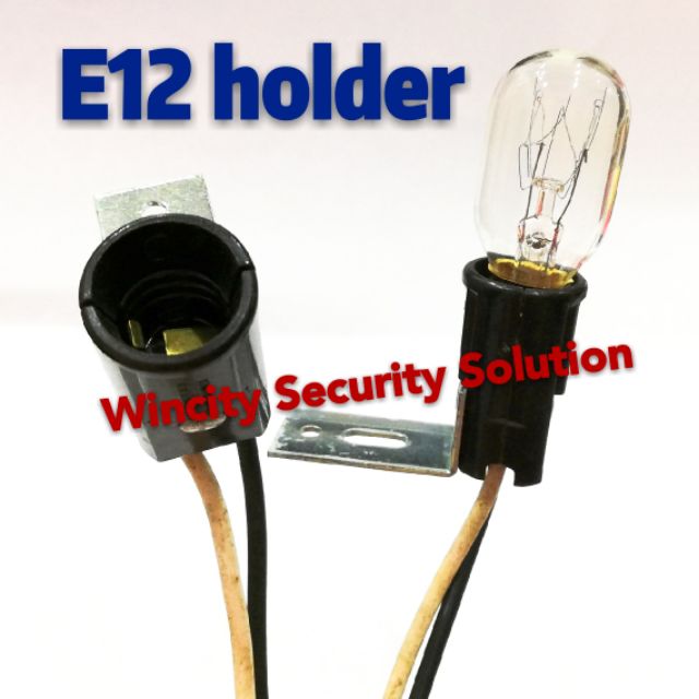 WSS (5pcs) E12 holder with Cable Light Bulb Holder Base Socket ...