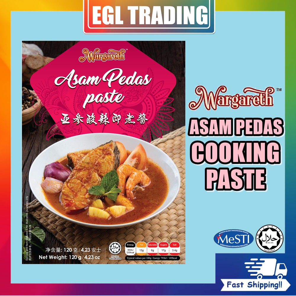 🇲🇾READY STOCK🇲🇾WARGARETH🔥Spicy Asam Pedas Paste🔥Pes Masakan🔥Instant ...
