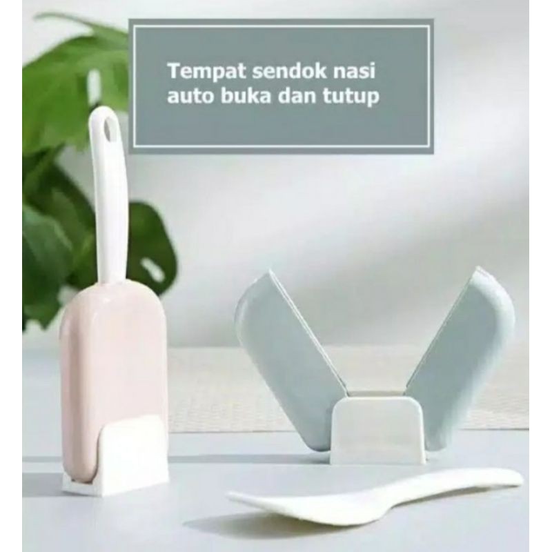 Automatic Rice Scooper Magic Scooper Rice Scooper Open Close | Shopee ...