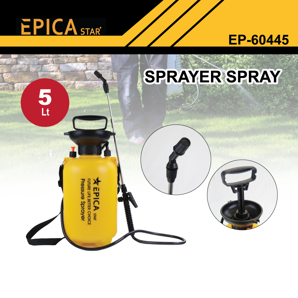 Epica Star 5L / 8L Pressure Sprayer Ready Stock 5Lt / 8Lt Water ...
