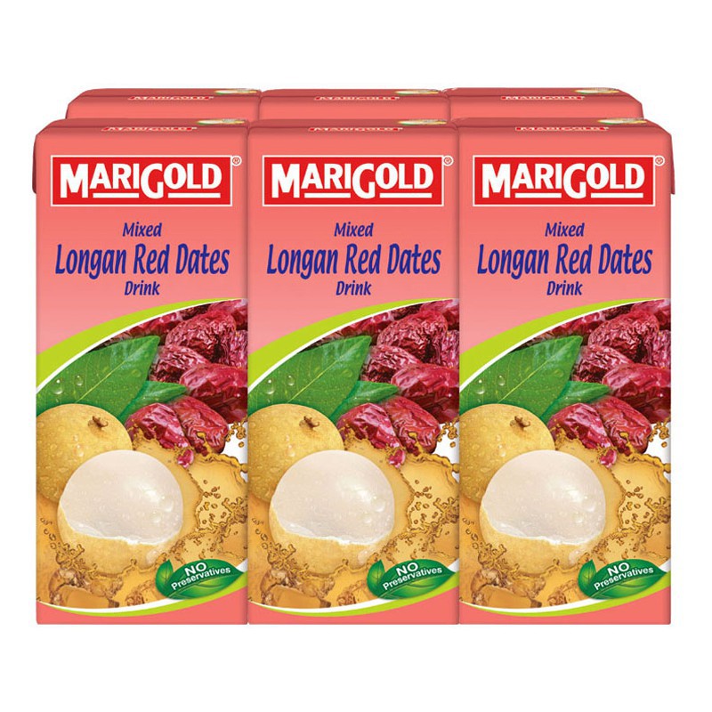 Marigold Longan Red Dates 6pkt x 250ml | Shopee Malaysia