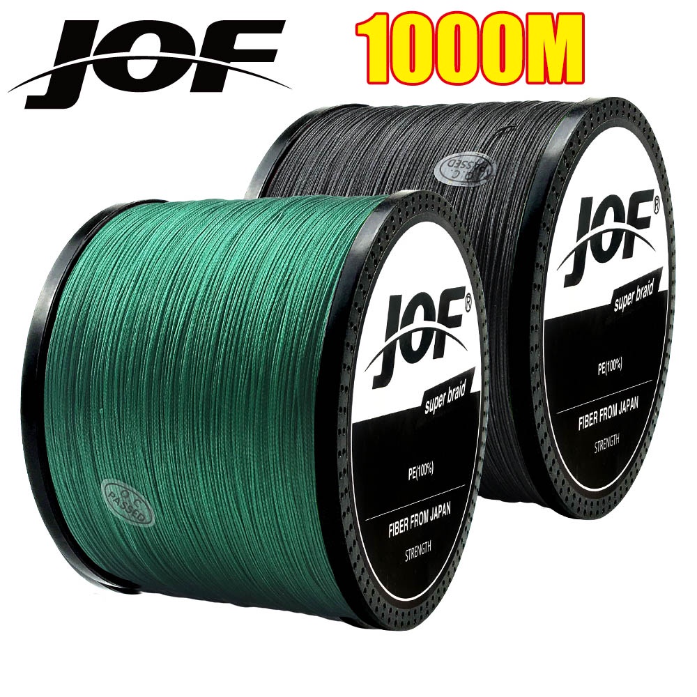 jof 1000M 500M 8 Strands PE Fishing Line SUPER Braidded Tali Pancing ...