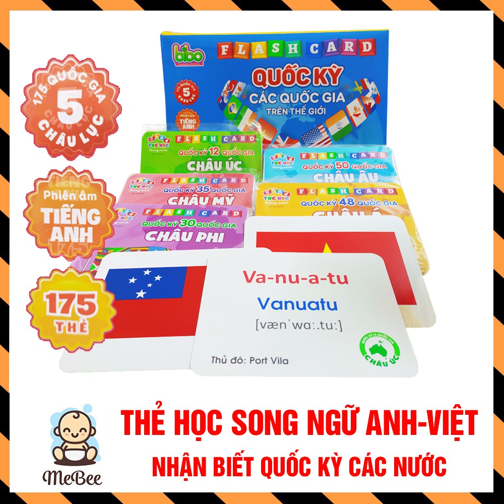 National Bilingual Learning Cards Set Of Countries Around The World ...