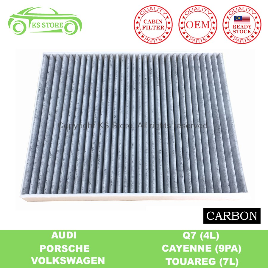 Porsche Cayenne 9PA Volkswagen Touareg 7L Audi Q7 4L Carbon Cabin Air ...