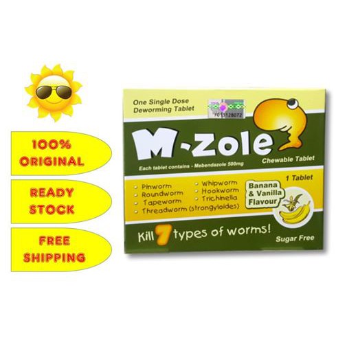 M-Zole Chewable Tablet 1's | Shopee Malaysia
