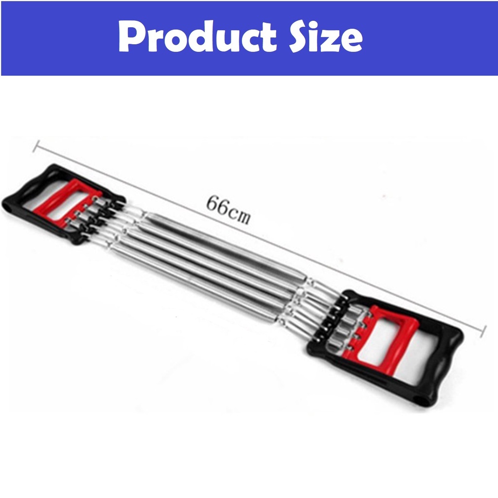 🔥🔥ADSports Chest Muscle Expander pull 5 SPRING Body Building CHEST ...