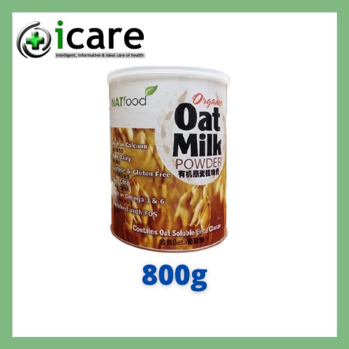 NATFOOD ORGANIC OATMILK POWDER 800G ( EXP DATE : 03/2027 ) | Shopee ...