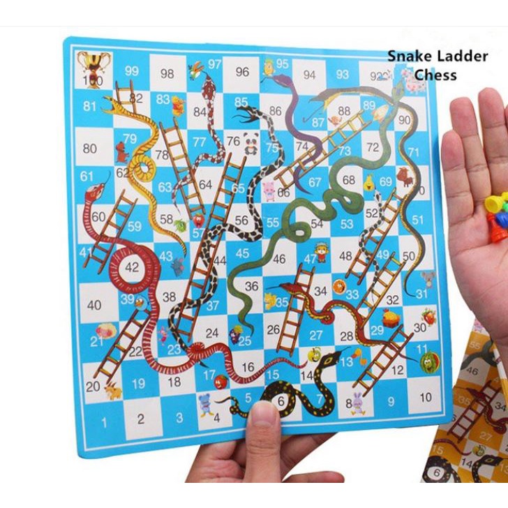 Snake Game / Aeroplane Game / Draughts Game-Dam Haji Permainan Ular ...