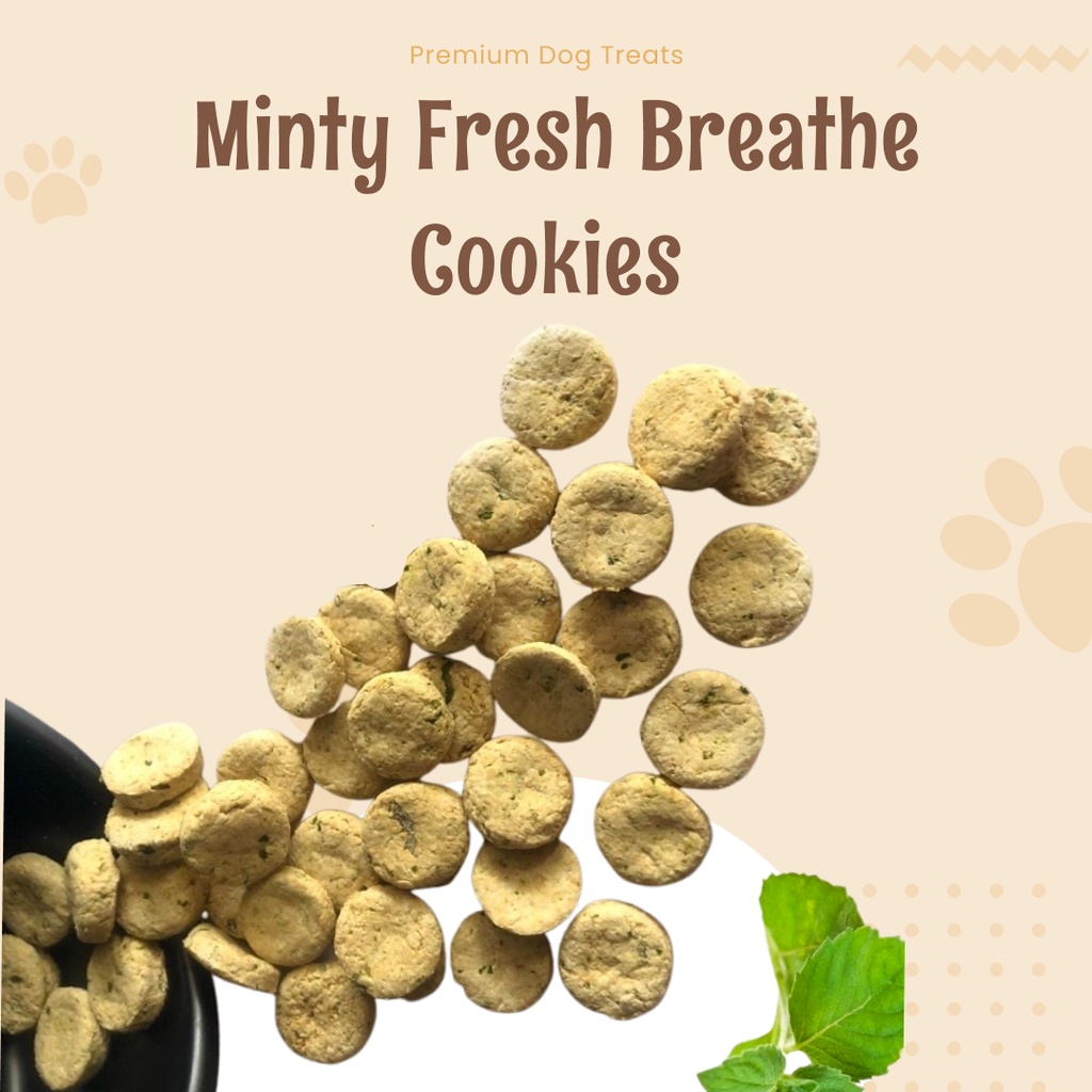 [Dog Treat] homemade Dehydrated Minty Fresh Breath cookies for 🐶 ...