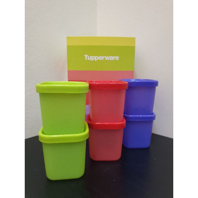 Tupperware Small Square (6 Set) | Shopee Malaysia