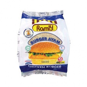 100% Original Ramly Burger Ayam (Chicken) / Lembu (Beef) 300g (6 x 50g) / 360g (6 x 60g) / 420g ...