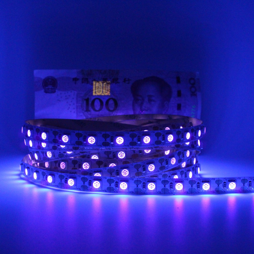 UV LED Strip 5V Ultraviolet 395-405nm 5050 SMD IP20 IP65 Waterproof ...