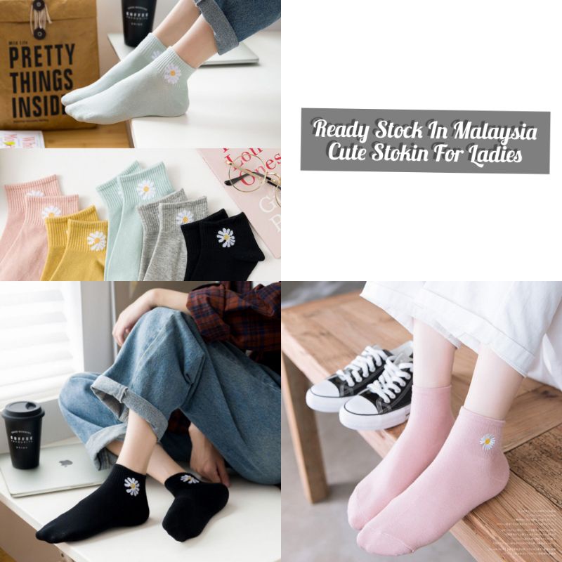 Cute Korean Stokin For Ladies 🔥 READY STOCK IN MALAYSIA | Shopee Malaysia