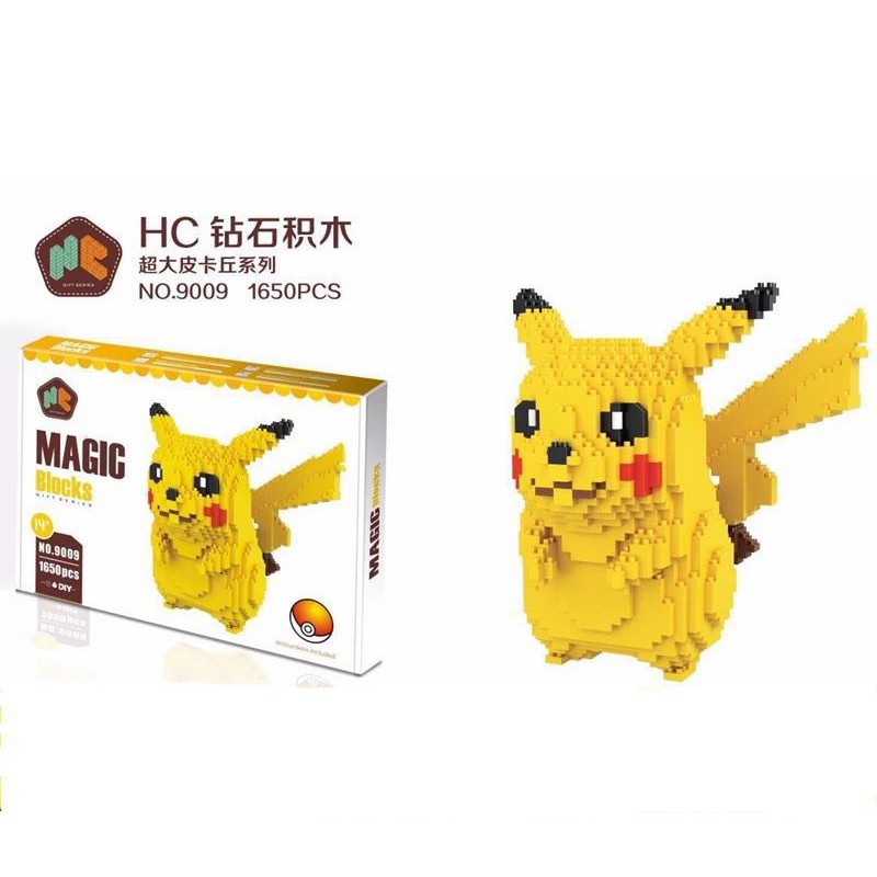 Pokemon Building block Extra BIGGER size | Pokemon Mini Building block ...