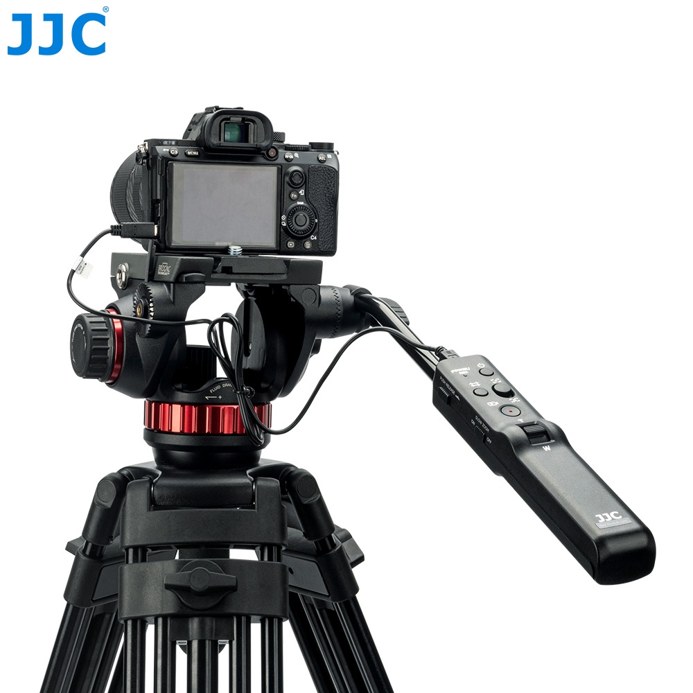 JJC TPR-M1 Tripod Pan Bar Handle Remote Controller Panning Tilting Grip ...