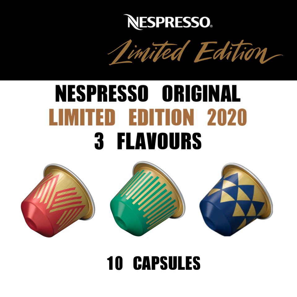 NESPRESSO Limited Edition Original Coffee Capsules (3 Flavors) - 10 ...