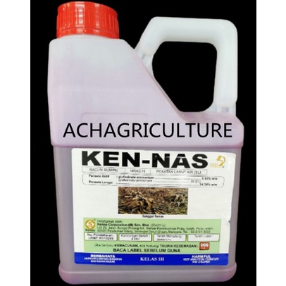 4LIT | Ken-nas | Racun Rumput | Pekatan Larut Air(SL) | Shopee Malaysia