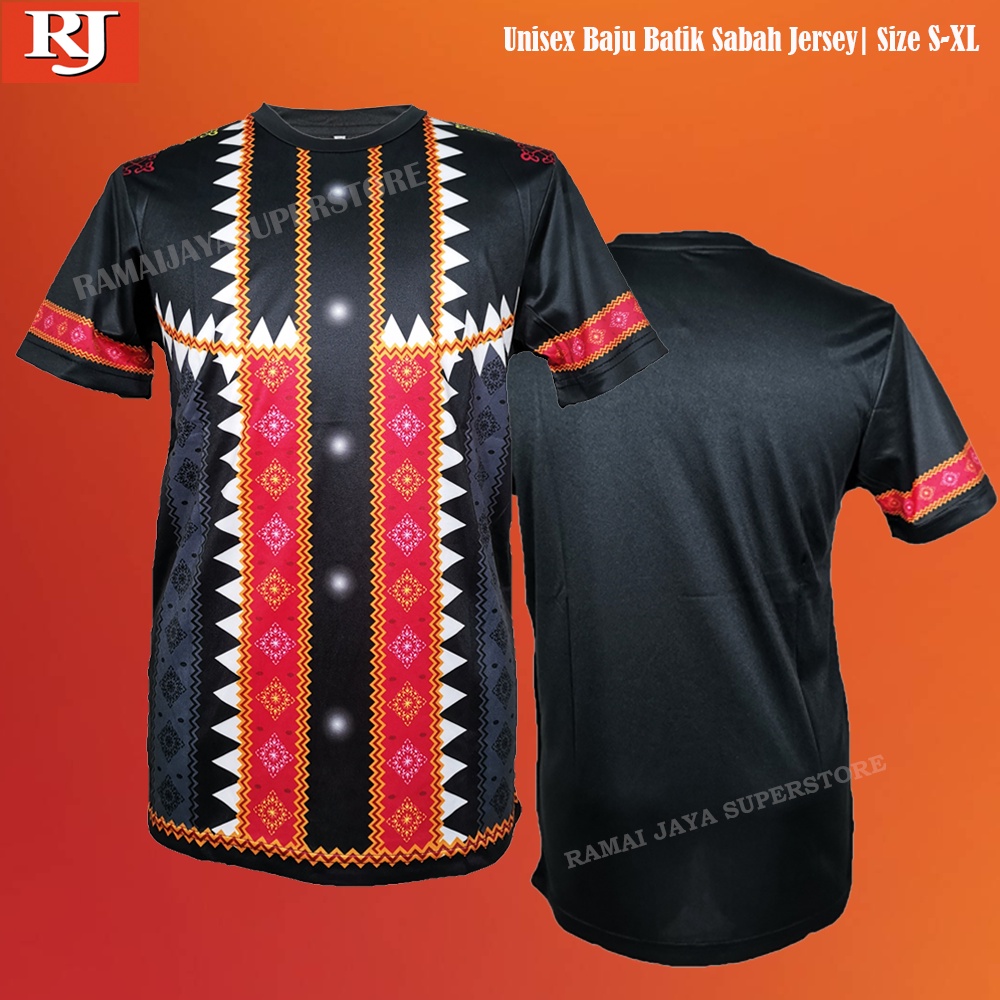 🔥HOT&Wholesale🔥 UNISEX BAJU BATIK JERSEY TRADITIONAL ETNIK SABAH DUSUN ...