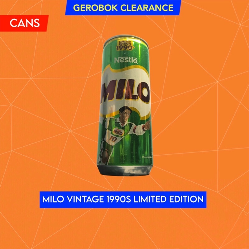 Nestlé Milo Vintage 1990s Limited Edition (Empty Can) | Shopee Malaysia