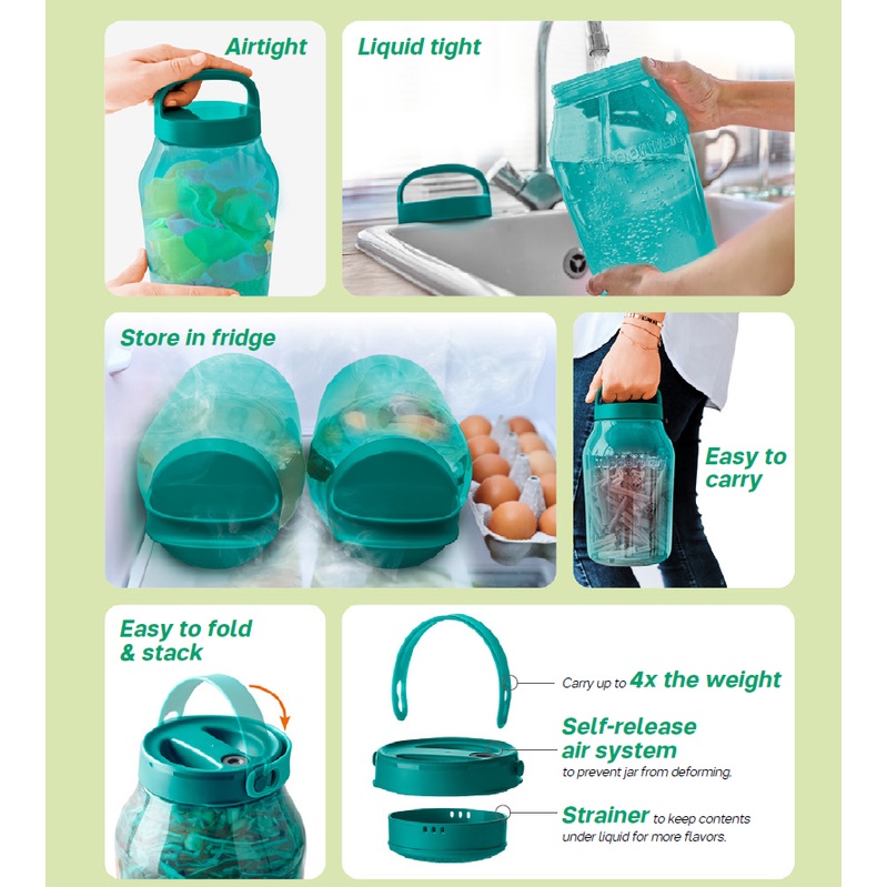 Tupperware Airtight Universal Jar 4.5L 3L 1.5L 825ml 550ml 325ml ...