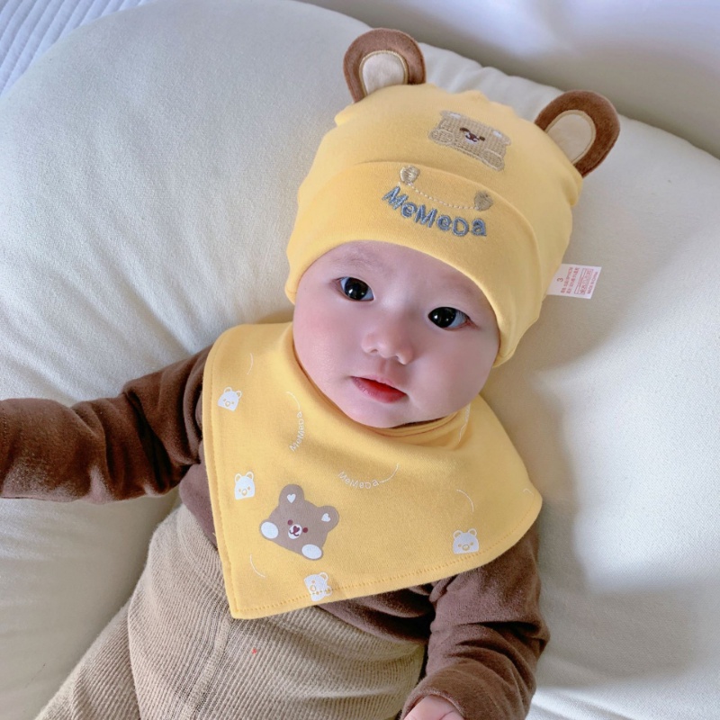 Cute Baby Hat Newborn Beanie Cotton Soft Elastic Baby Cap for Girls Boy ...