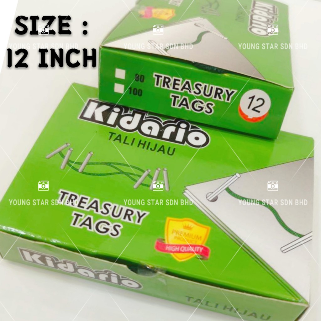 KIDARIO Treasury Tags / Tali Hijau ( KTT ) Premium & high quality green ...