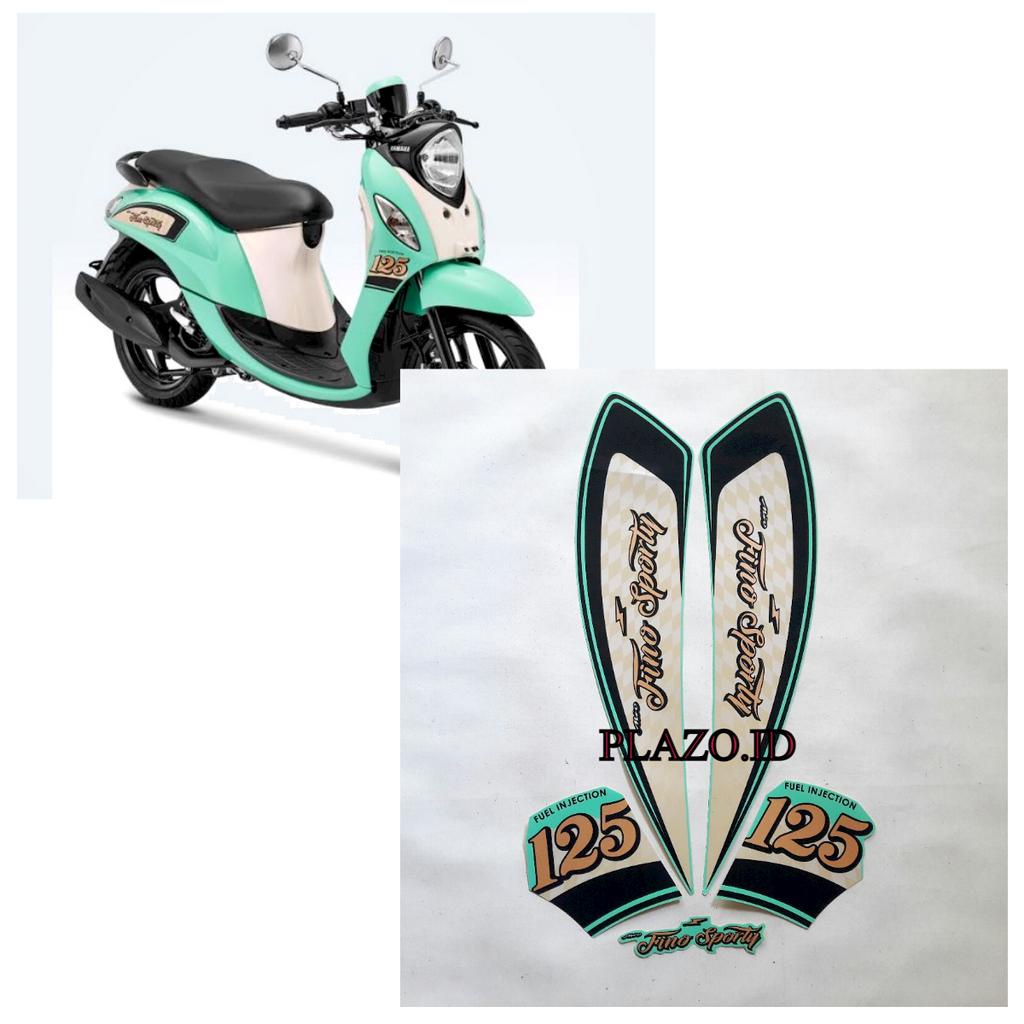 Yamaha fino sporty 125 fi 2021 Tosca striping Motorcycle Sticker ...
