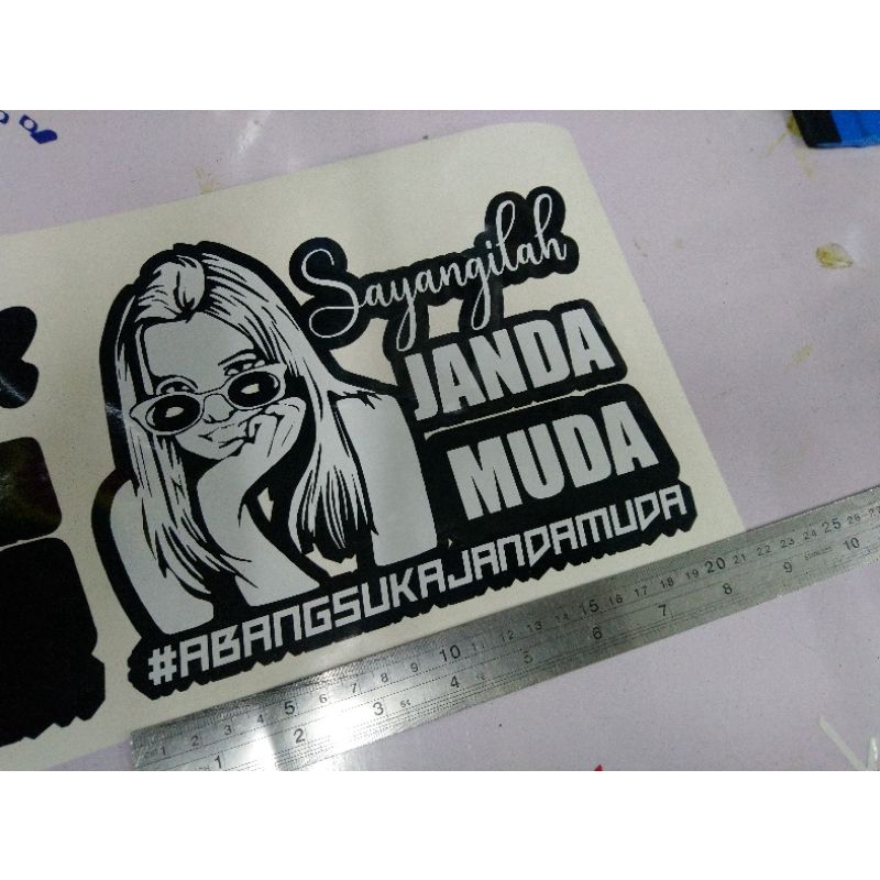 sticker janda.Sayangi Janda Muda. | Shopee Malaysia