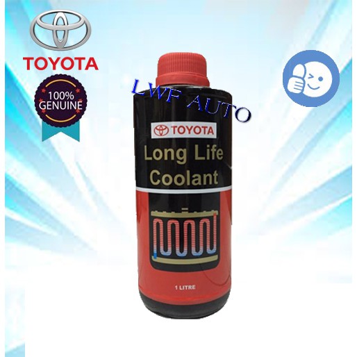 TOYOTA LONG LIFE RADIATOR COOLANT 1 LITTLE (RED COLOR COOLANT) | Shopee ...