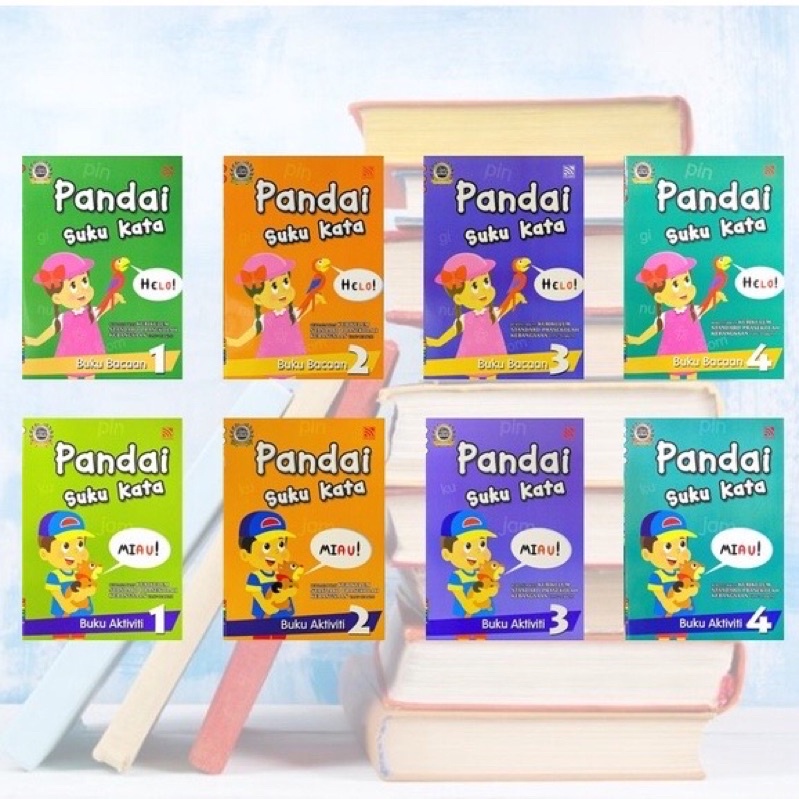 PELANGI PANDAI SUKU KATA • BUKU BACAAN & AKTIVITI (8 BUKU) | Shopee ...