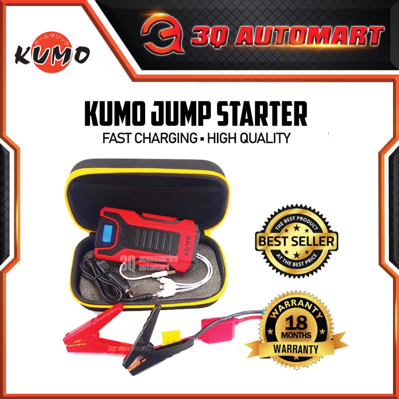 KUMO Car Jump Starter Battery Booster Charger Power Bank | Shopee Malaysia
