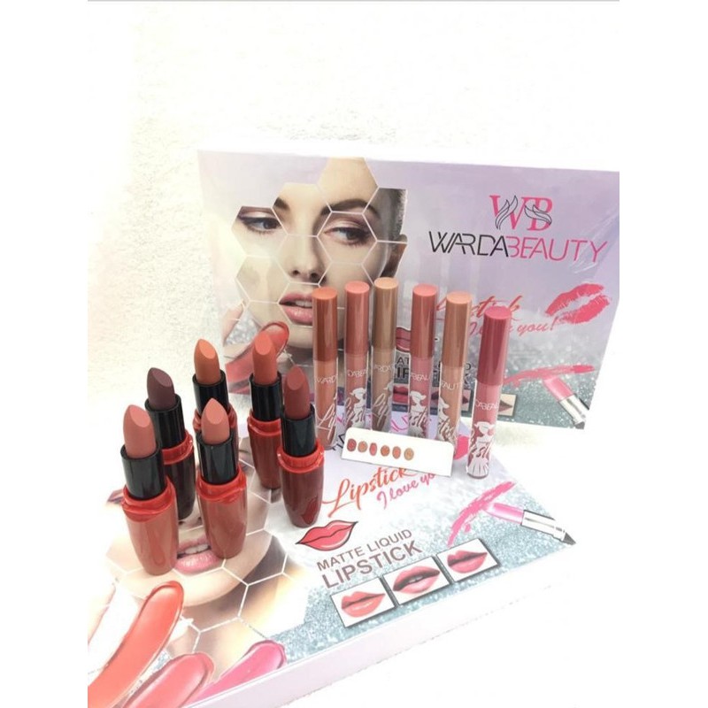 **New Arrival** Warda Beauty Matte Liquid Lipstick & Kisses | Shopee ...