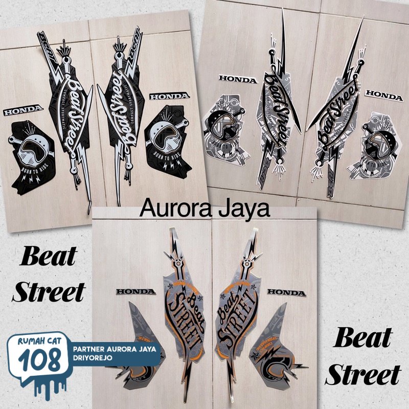 Striping Honda Beat Street Sticker Motorcycle Stripping Lis Sticker ...