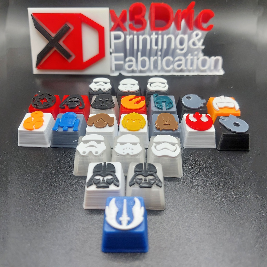 Star Wars Artisan Keycaps for mechanical keyboard Darth Vader Storm ...