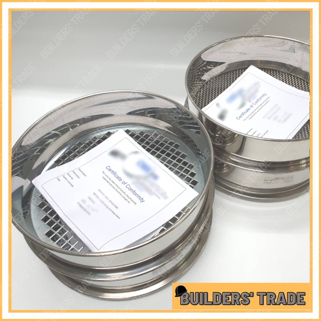 British Standard Test Sieve 200mm diameter Lab Standard Stainless Steel ...