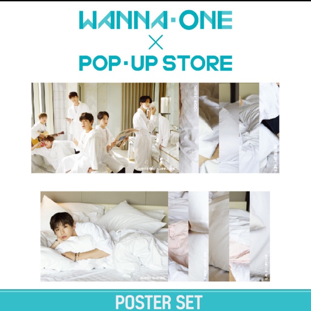 WANNA ONE X POP UP STORE GOODS - POSTER SET | Shopee Malaysia