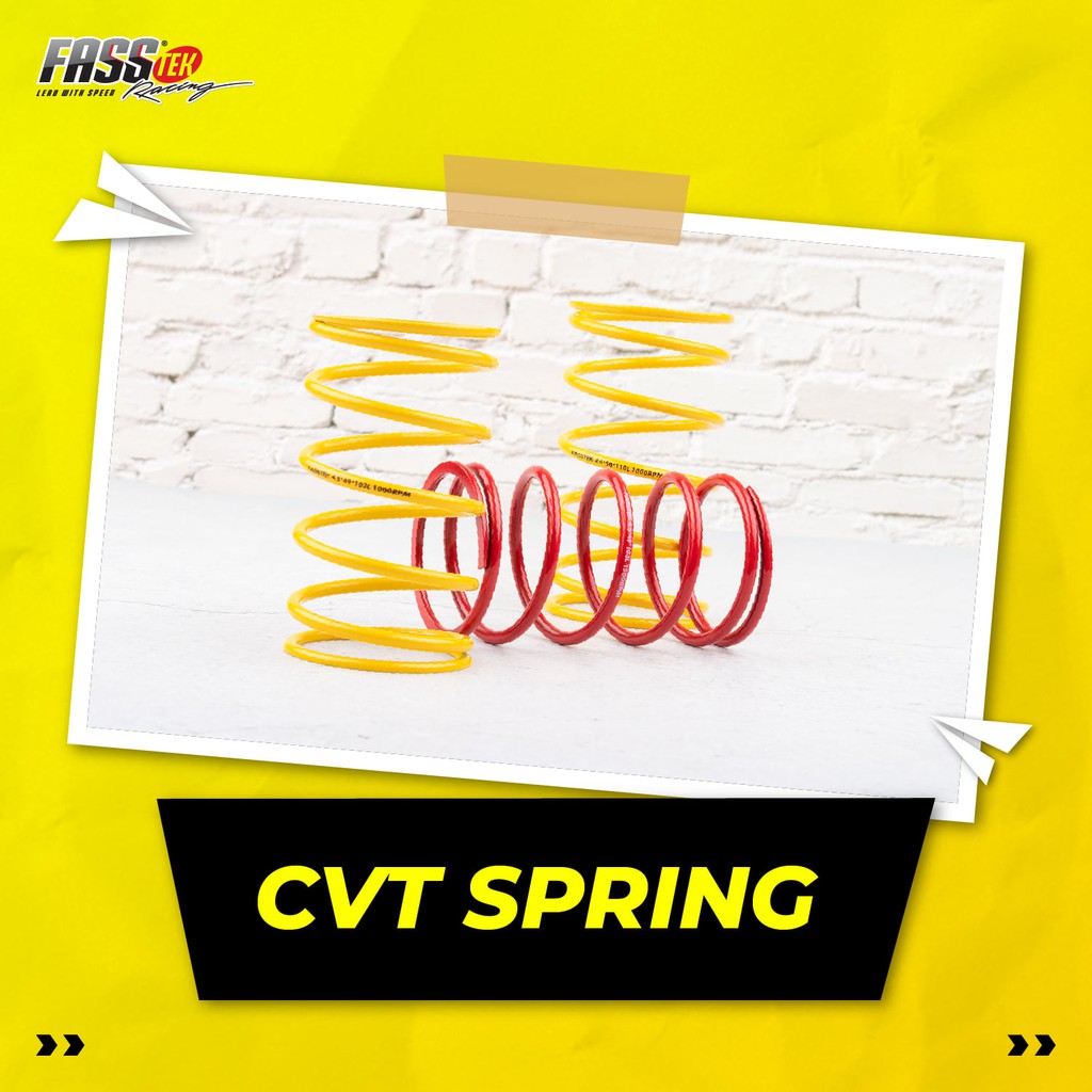 100% ORIGINAL FASSTek Racing® (V1) CVT Spring 1000RPM/1500RPM NVX/Aerox ...