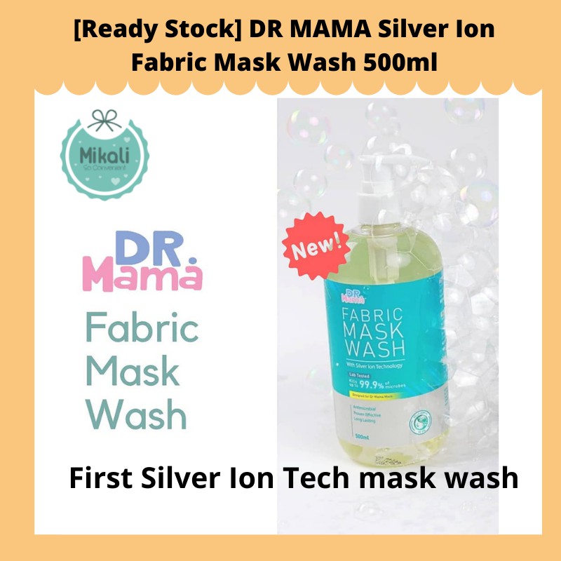 [Ready Stock] Dr Mama Silver Ion Mask Wash 500ml (Black pumphead ...