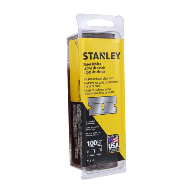 [Ready Stock] 11-515 STANLEY RAZOR BLADES - 100PCS (11515) New Packing ...