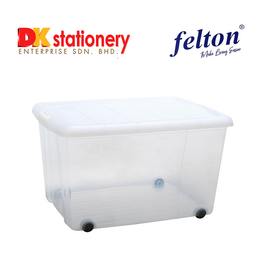 Felton Iconic Storage Box With Wheel 69L I 958W | Shopee Malaysia