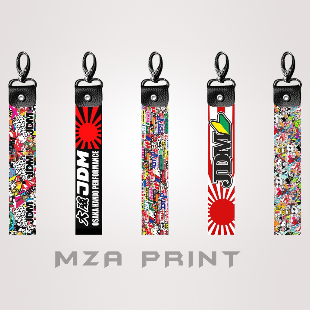 JDM LANYARD-KEYCHAIN CUSTOM DESIGN +NAMA+NO.PLATE@NO.PHONE -JDM ...