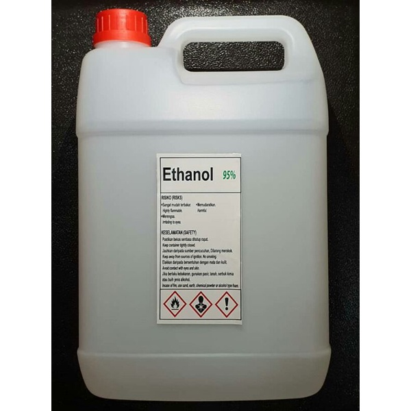 Ethanol 95% (Denatured alcohol - Ethyl Alcohol) 5 L | Shopee Malaysia