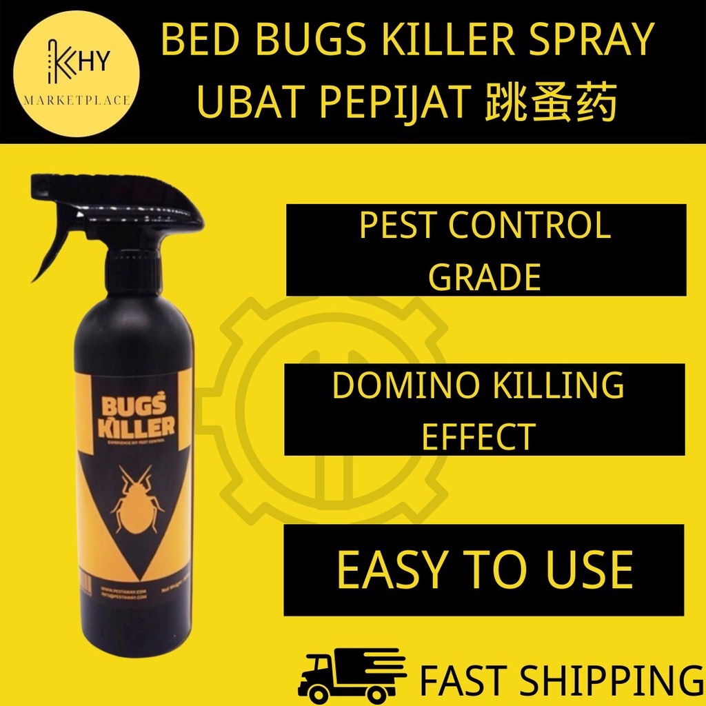 Ubat Pepijat / Bed Bug Killer Spray / Ubat Kutu / 跳蚤药水 500 ML | Shopee ...