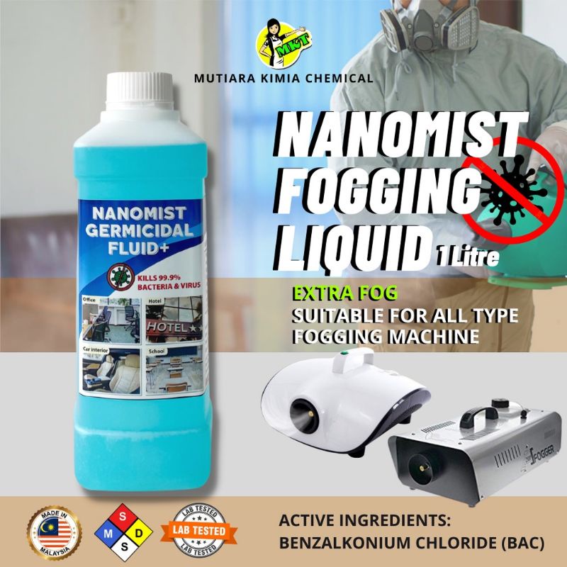 Nanomist Fogging Liquid Extra Smoke 1L PERCUMA 250ML | Shopee Malaysia