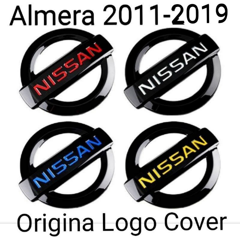 Nissan Almera Front & Rear Nissan Logo Cover Origina Premium Tape 2011 ...
