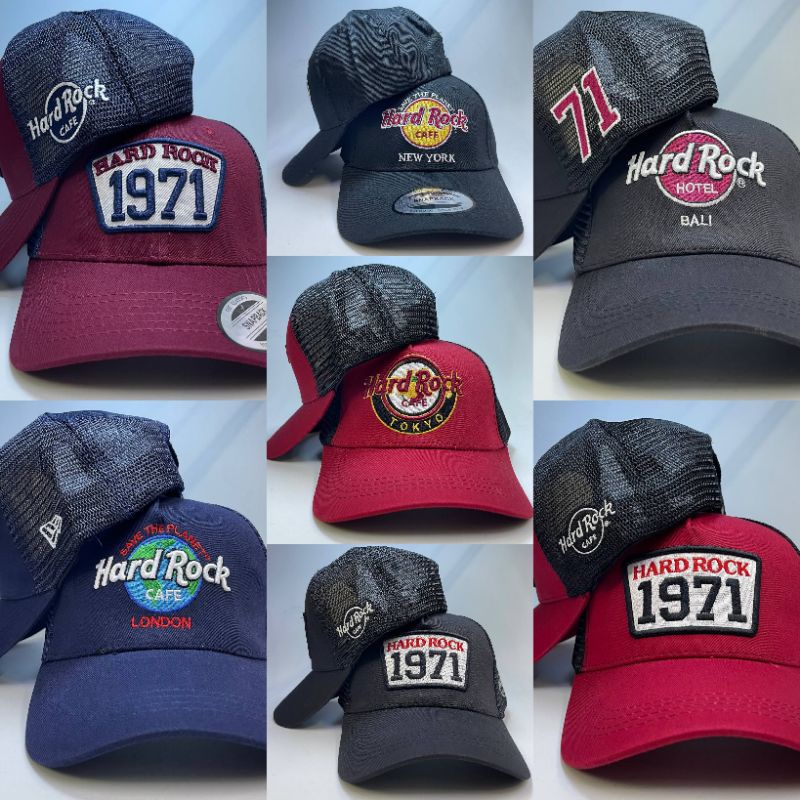 NEW cap hard rock 1971 topi lelaki hardrock New York Bali London Tokyo ...